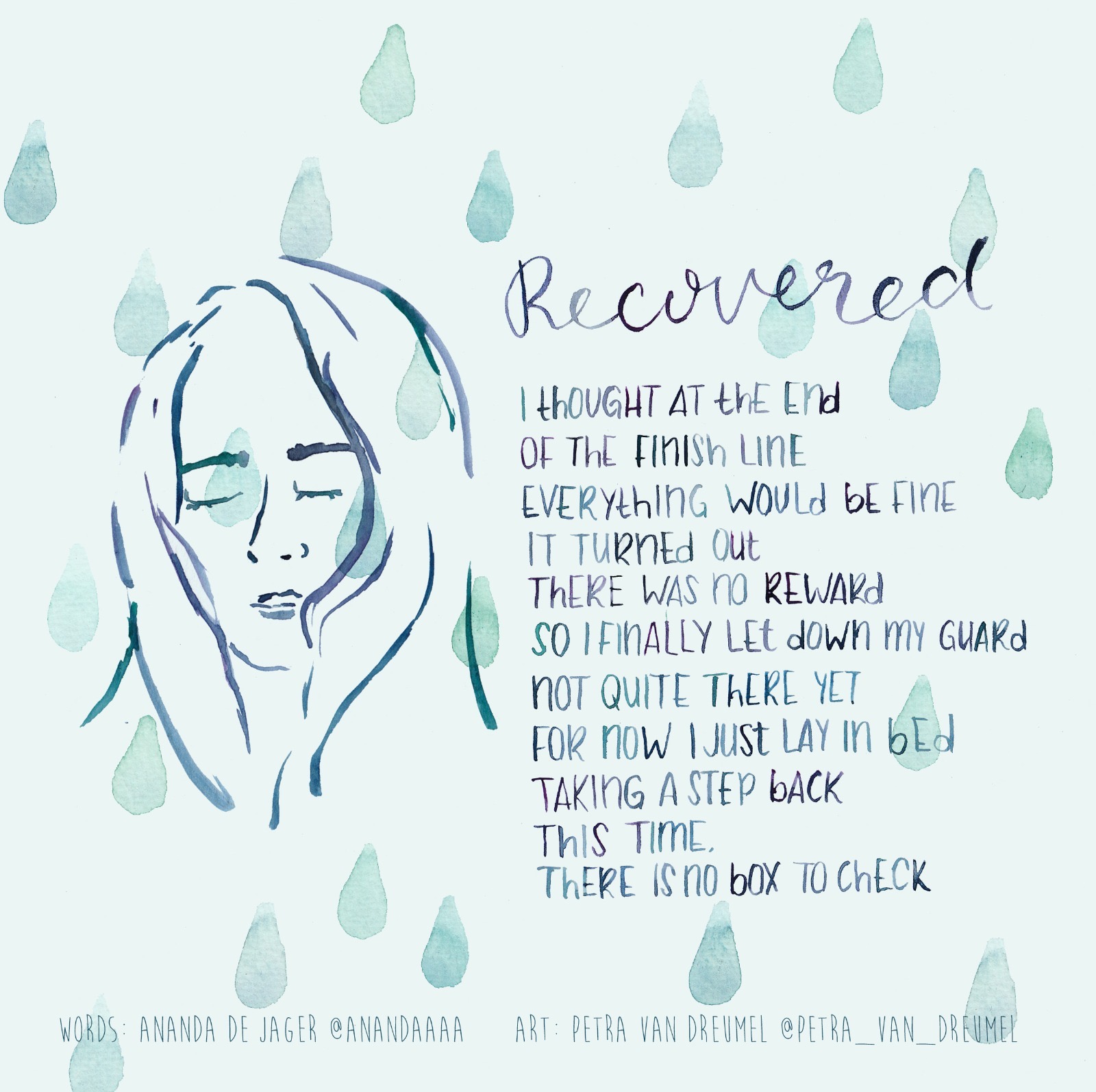 Poems of Recovery, by Ananda de Jager - Utility Avenue